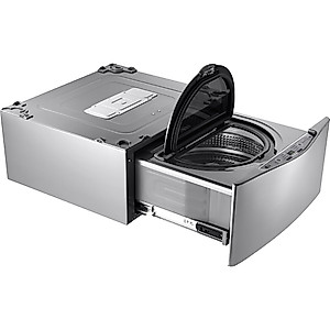 LG WD100CV 1.0 Cu. Ft. Graphite SideKick Pedestal Washer