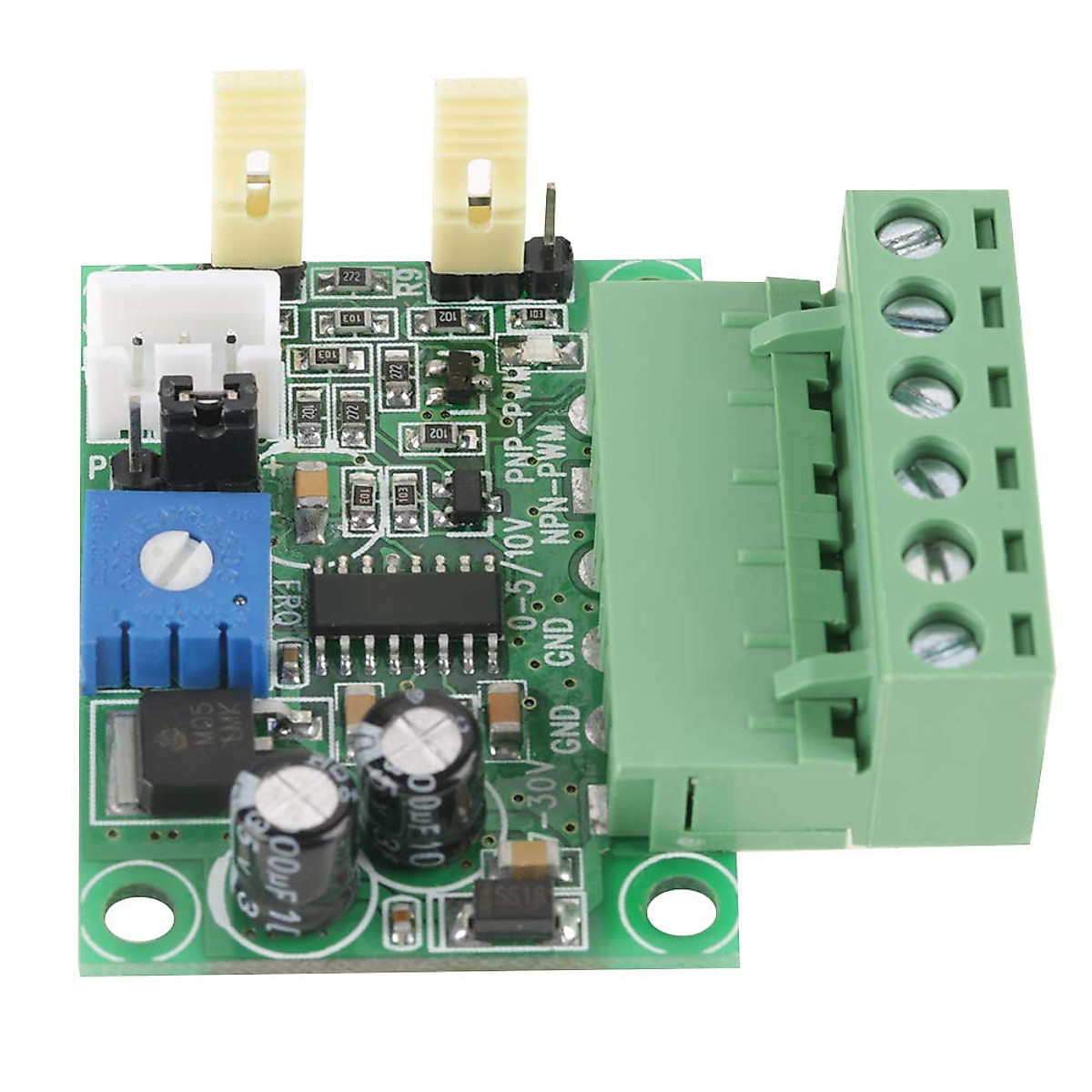 Voltage to PWM Converter, 0-5V/0-10V Analog Input Voltage to 0-100% PWM Signal 2KHZ-20KHZ Converter Module