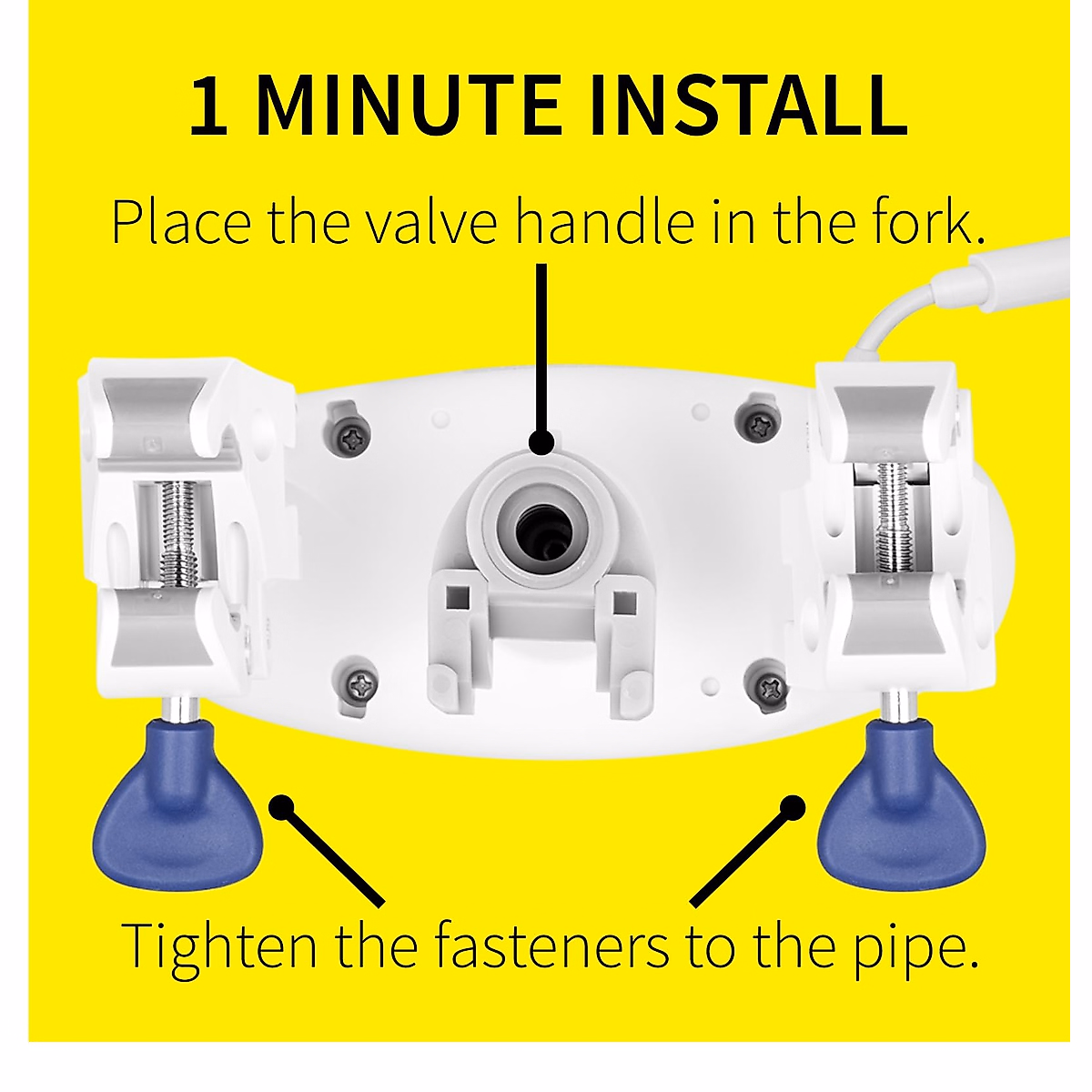 Zooz Z-Wave Long Range 700 Series Titan Water Valve Actuator ZAC36 | Compatible with Z-Box, SmartThings, Works with Ring Alarm