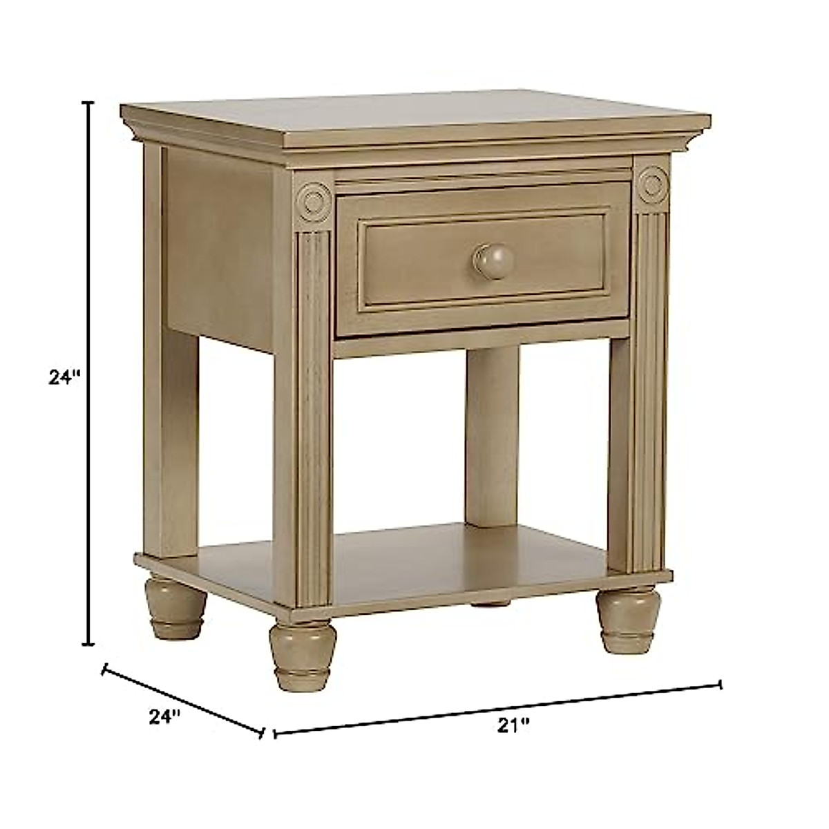 Baby Cache Montana, Driftwood Nightstand