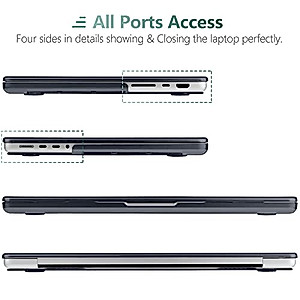 CAMPLALA Compatible with MacBook Pro 16 Inch Case 2023 2022 2021 Release M3/M2/M1 Pro/Max Chip Models A2991 A2780 A2485 - with Keyboard Cover, Screen Protector, OTG Adapters, Landscape