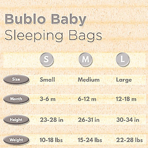 Baby Wearable Blanket, Winter Sleep Sack 2.5 TOG, Cotton Sacks for 6-12 Months, 1 Pack Medium Size, 3 Layers 2-Way Zipper Transition Sleeping Bag