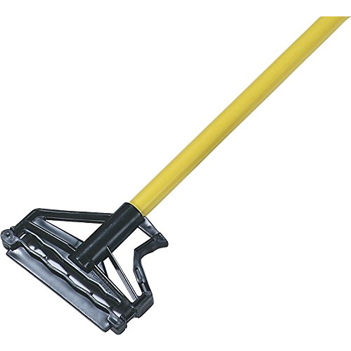 SPARTA 4166404 Spectrum Fiberglass Mop Handle With Quik-Release For Cleaning, Commercial, Residential, 60 Inches, Yellow
