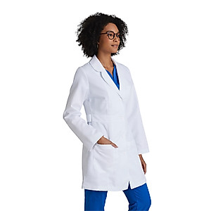 Grey's Anatomy 4481 34" Women's Lab (White, Large)