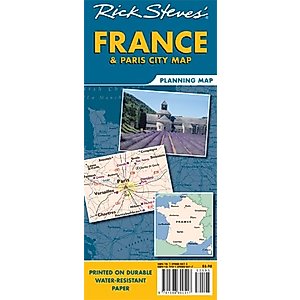 Rick Steves' France and Paris City Map