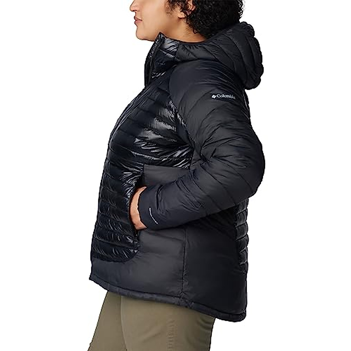 Columbia Women's Labyrinth Loop Hooded Jacket, Black, Medium