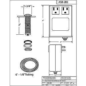 HotMaster 4 in 1 Kitchen Faucet Kit with DigiHot Instant Hot Water Tank, Filter System, Air Gap, Sink Mount Soap Dispenser and Dual Outlet Raised Button Air Switch