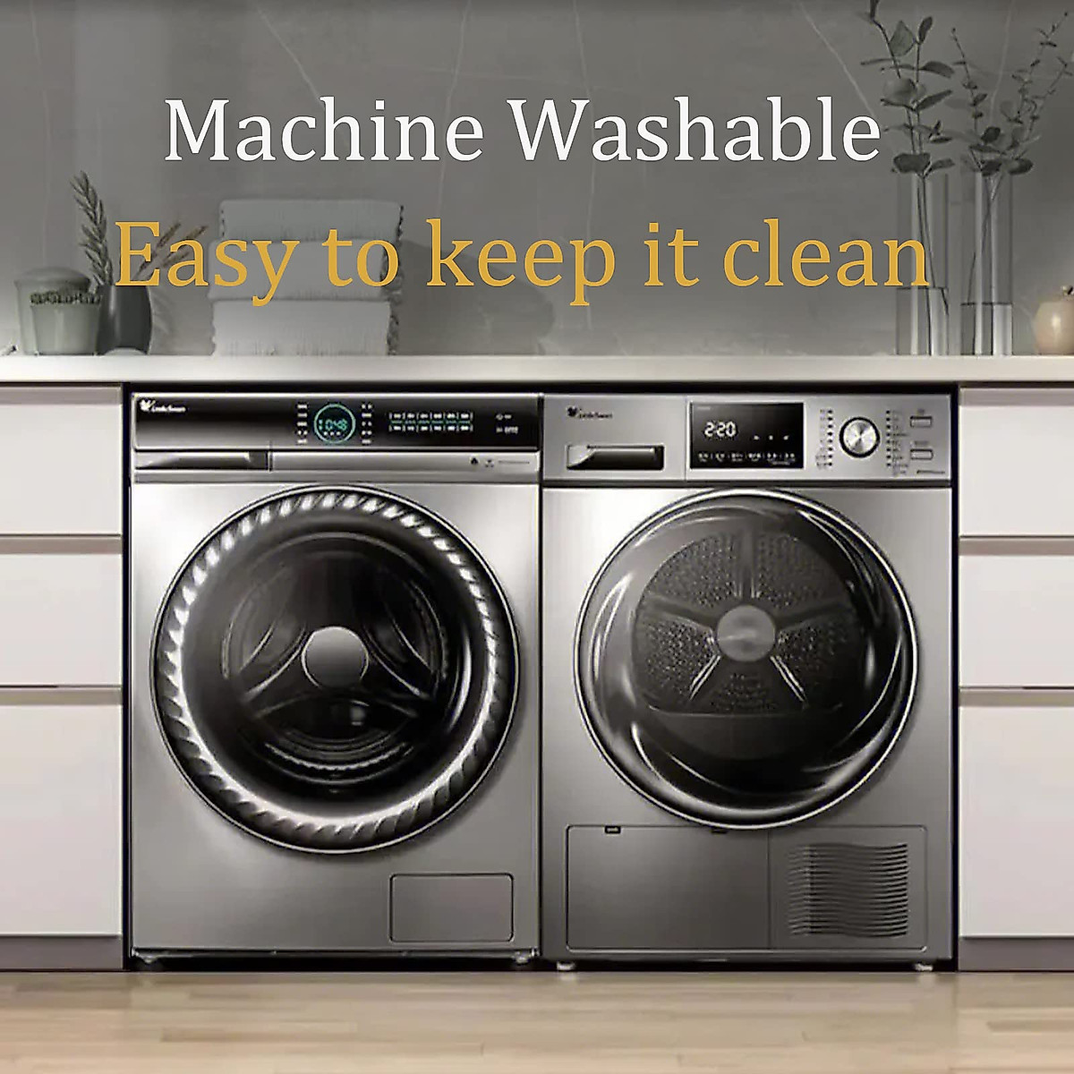 VALUXE Twin XL Size Mattress Topper Extra Thick Cooling Mattress Pad Cover 3D Snow Down Alternative Fill Pillow Top with 8-21 Inch Deep Pocket