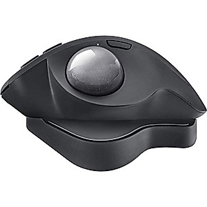 Logitech MX Ergo Plus Wireless Trackball Mouse, 2048 dpi Optical Sensor, 8 Buttons, 4-Way Scroll Wheel, 910-005178 (Renewed)