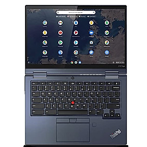 Lenovo ThinkPad C13 Pro Yoga 2-in-1 Touchscreen Laptop AMD Ryzen 7 256GB SSD 16GB DDR4 13.3in FHD Backlit Keyboard Fingerprint Reader Dual Cam Chrome OS (Renewed)