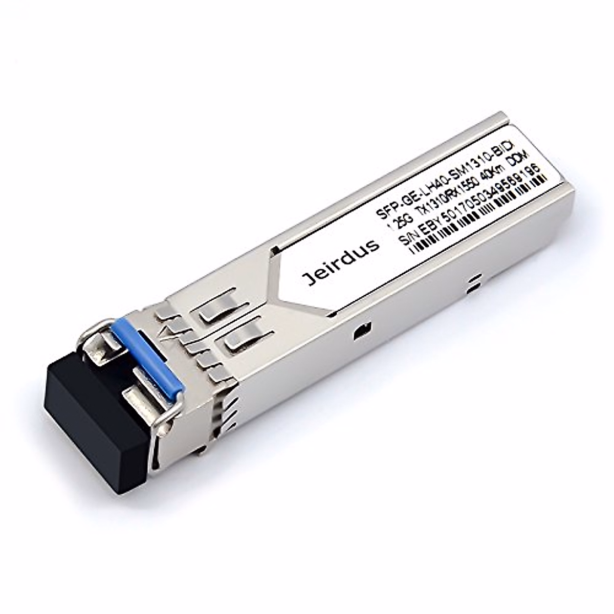 Jeirdus for Cisco GLC-BX-U40 and GLC-BX-D40 1.25G SFP Module BIDI WDM Transceiver 40KM Simplex LC DDM (1Pair)