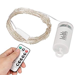 Fairy String Lights, Light Fixture Curtain String Ligh Christmas Light String Decorative Lamp, 8 Modes for Home Garden