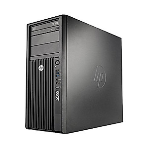 HP Desktop Z220 Workstation Tower - Intel Core i7 up to 3.9GHz, 16GB RAM, 480GB SSD, Windows 10 Pro (Renewed)