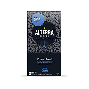 ALTERRA Coffee French Roast Single Serve Freshpacks for MARS DRINKS FLAVIA Brewer, 20 Packets