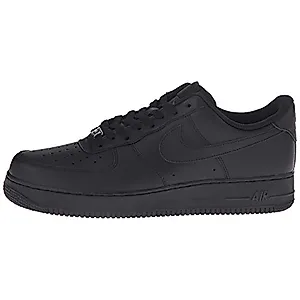 Nike Air Force 1 '07 Basketball Shoe ,Black,11 Men US