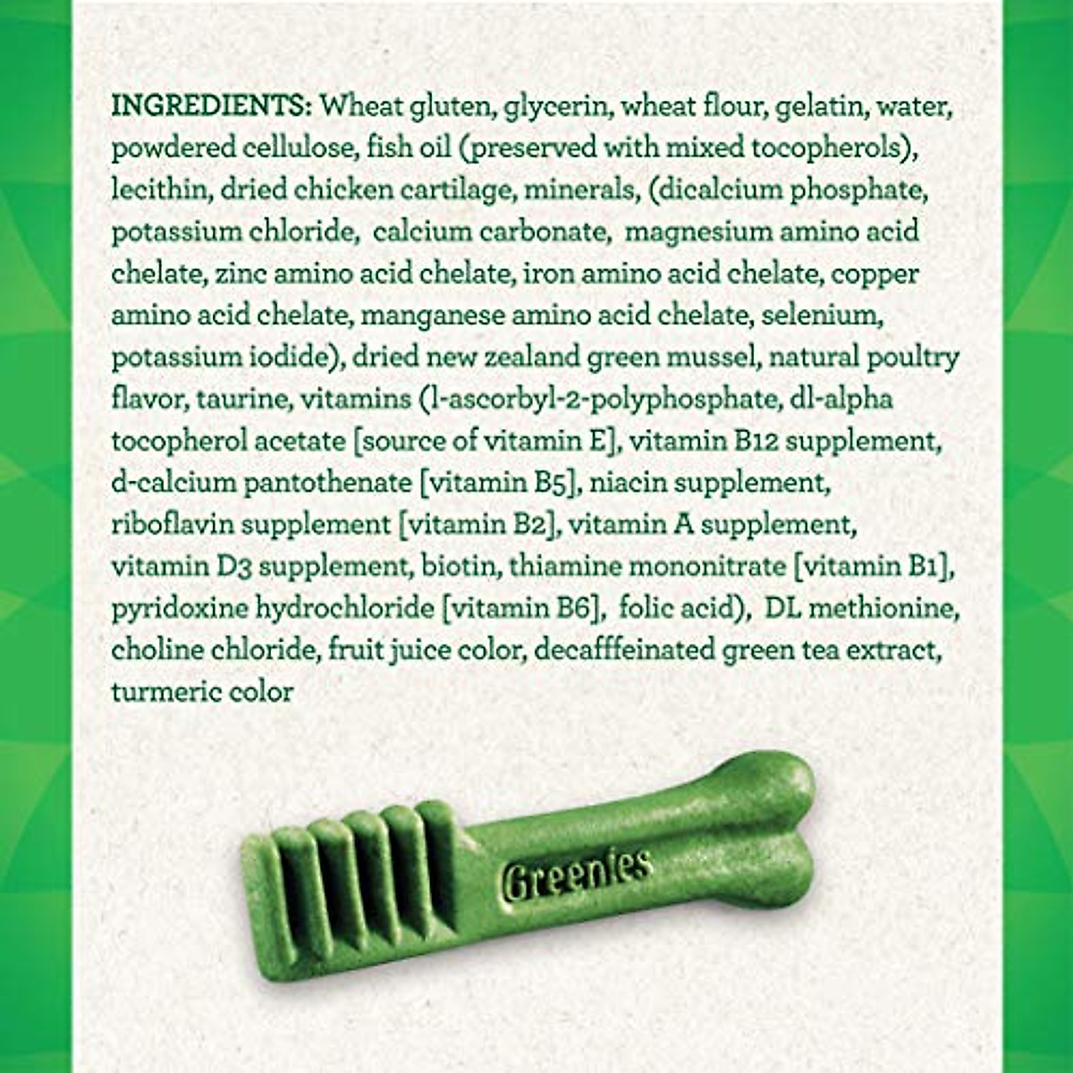 Greenies Aging Care Regular Natural Dental CareDog Treats, 27 oz. Pack (27 Treats)