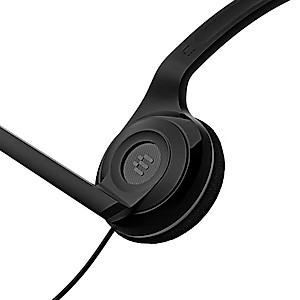 EPOS Sennheiser PC 5 Chat - Headset for Internet Communication, E-Learning and Gaming - Noise Cancelling Microphone, Casual Gaming Lightweight, high Comfort, Minimalistic, Black