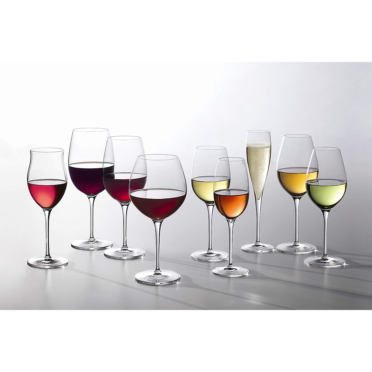 Luigi Bormioli Vinoteque 12.75 oz Red Wine Glasses Set of 6, 6 Count (Pack of 1),