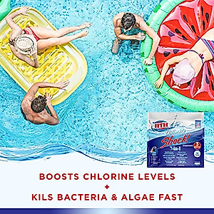 HTH 52028 Ultimate Shock Treatment Swimming Pool Chlorine Cleaner, 1 lb (Pack of 6)