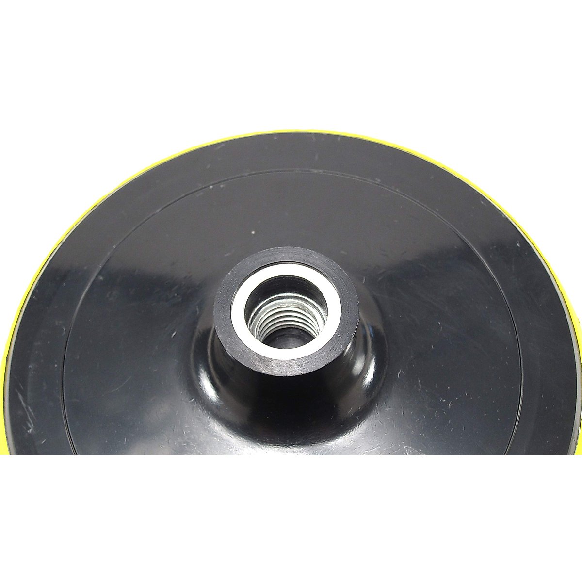 Elitexion 6 inches Backing Plate for Polishing Buffering Soft Wool with Hook and Loop Pad - 5/8 inch TPI Spindle