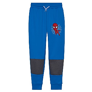 Marvel Spider-Man Boys 3-Piece Fleece Pants Sets, Spiderman Zip-Up Hoodies, T-Shirts, and Pants Sets for Boys (Peter Parker Blue, 8)