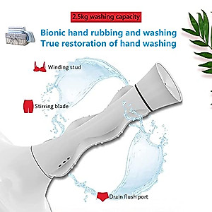 Mini Washing Machine Portable Ultrasonic Turbine Washer, 3 In 1 Ultrasonic Washing Machine Portable Turbo Washing Machine, Portable Washing Machine with USB for Travel Business Trip or College Rooms