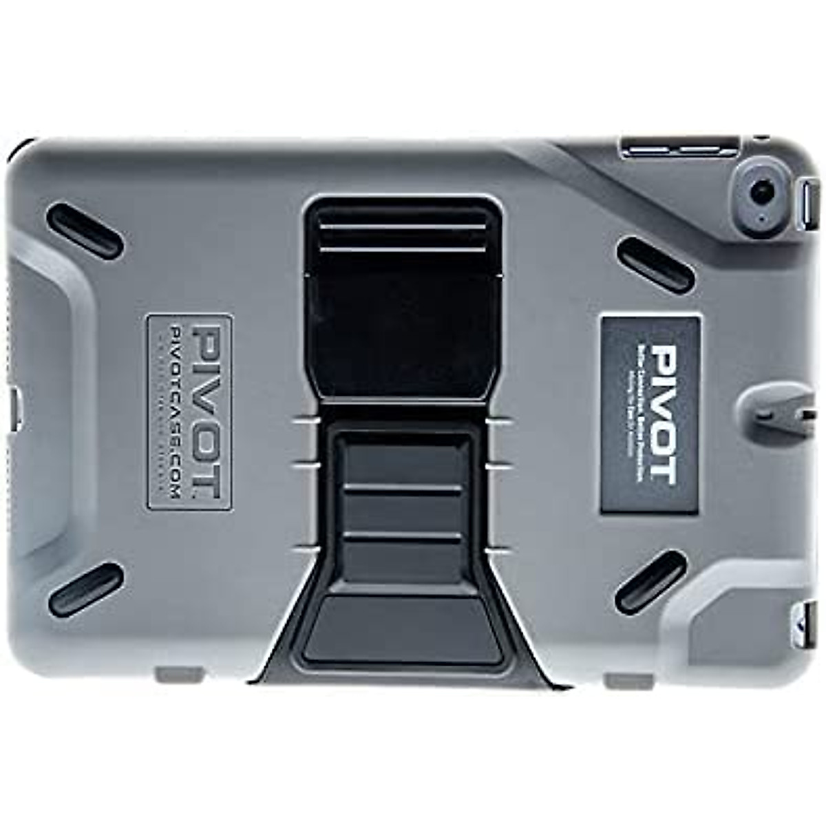 PIVOT MN5 Versatile Tablet Case - Fits iPad Mini 5th gen & iPad Mini 4-360 Degree Protection - for Professional Pilots, General Aviation - Gray