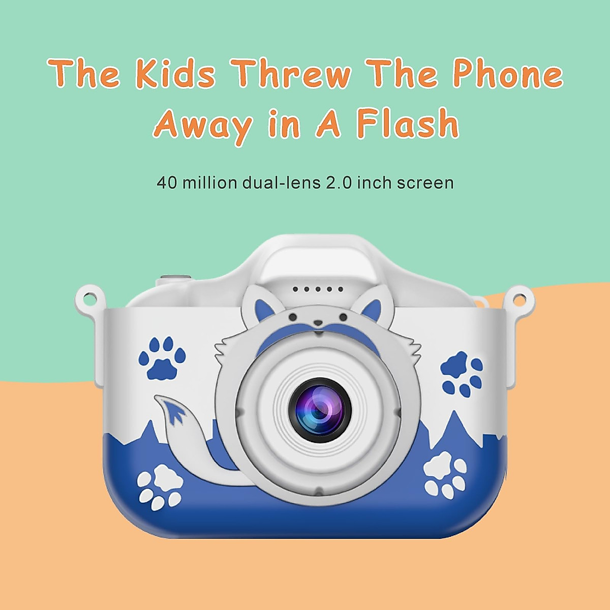 Kids Camera,Toddler Camera Camera for Kids HD 1080P Kids Digital Camera Kids Camera for Girls Kids Toys Children's Christmas Birthday Present Kid Camera Kids Camera for Boys Kids Camera blue