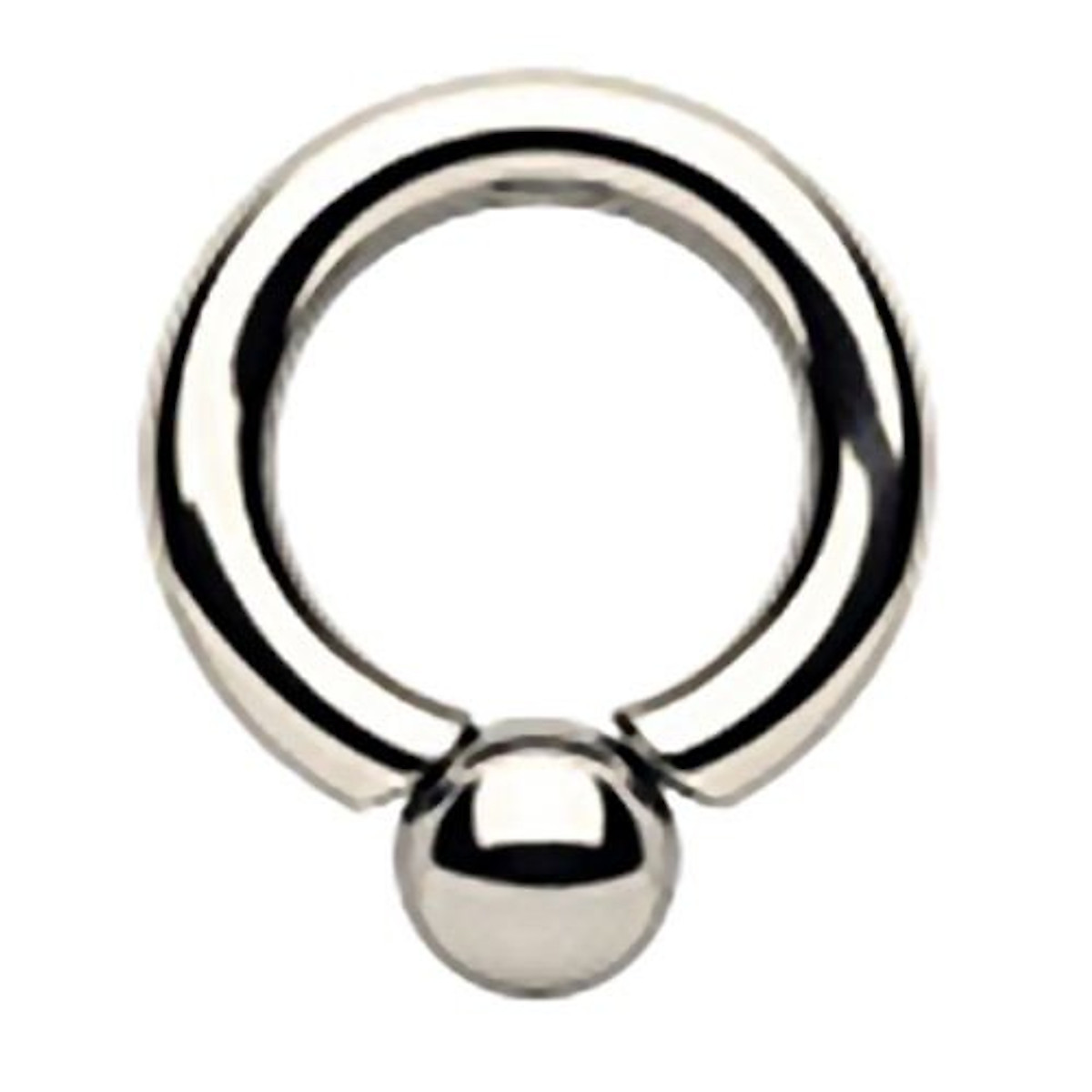 TheChainGang Surgical Steel Screwball Rings, Body Piercing Jewelry (4 Gauge (5mm) - 3/8")
