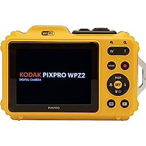Kodak PIXPRO WPZ2 Digital Camera + 32GB microSDHC Card + Black Point & Shoot Case + Floating Wrist Strap for Underwater/Waterproof Cameras + Accessories (Yellow)