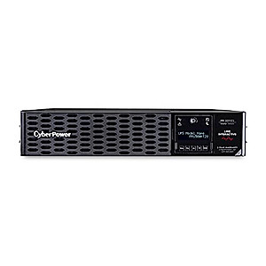 CyberPower PR1500RT2U Smart App Sinewave UPS System, 1500VA/1500W, 8 Outlets, 2U Rack/Tower, AVR