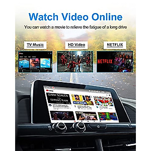 CarlinKit Ai Box CarPlay,Android System+Wireless CarPlay Adapter,Android Auto Wireless 8 Cord,4+64G,4G Cellular,Wireless Android Auto,Built-in Navigation,fit for car from 2017 to Now