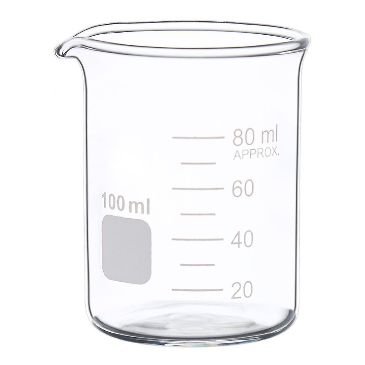 Glass Measuring Low Form Beaker Set 50ml 100ml 250ml Glass Graduated Beaker Set