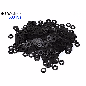 iexcell 1500 Pcs M3 x 4/6/8/10/12/16/20/25/30/35/40/45/50 Alloy Steel 12.9 Grade Hex Socket Head Cap Screws Bolts Nuts Washers Assortment Kit, Black Oxide Finish