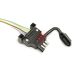 Hopkins Towing Solutions 48192 Endurance Quick Fix Trailer Side 4-Flat Connector, Black