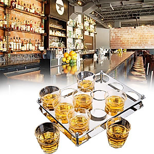 OKJHFD Wine Glass Holder with 12 Holes,Stemless Wine Cup Storage Rack for Wine Lovers Bar Display Storage Rack Without Swing (4.3x7.5x1.6 in)