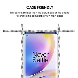 Akcoo [3 Pack OnePlus 8 Pro Screen Protector Tempered Glass, UV Set, Full Screen Adhesive, Scratch Repair,Sensitive Touch,Fingerprint-ID Compatible