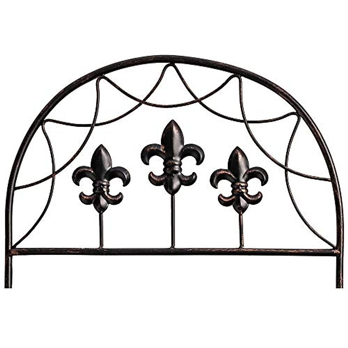 hogardeck Garden Flag Holder Stand - Metal Powder-Coated Garden Flag Arbor Weather-Proof Yard Flag Pole Garden Flag Stakes Outdoor Decor