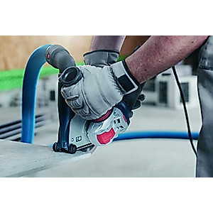 Bosch GWX13-50VSP 5 In. X-LOCK Variable-Speed Angle Grinder with Paddle Switch with Bosch DBX541P 5 In. X-LOCK Premium Segmented Diamond Blade Premium