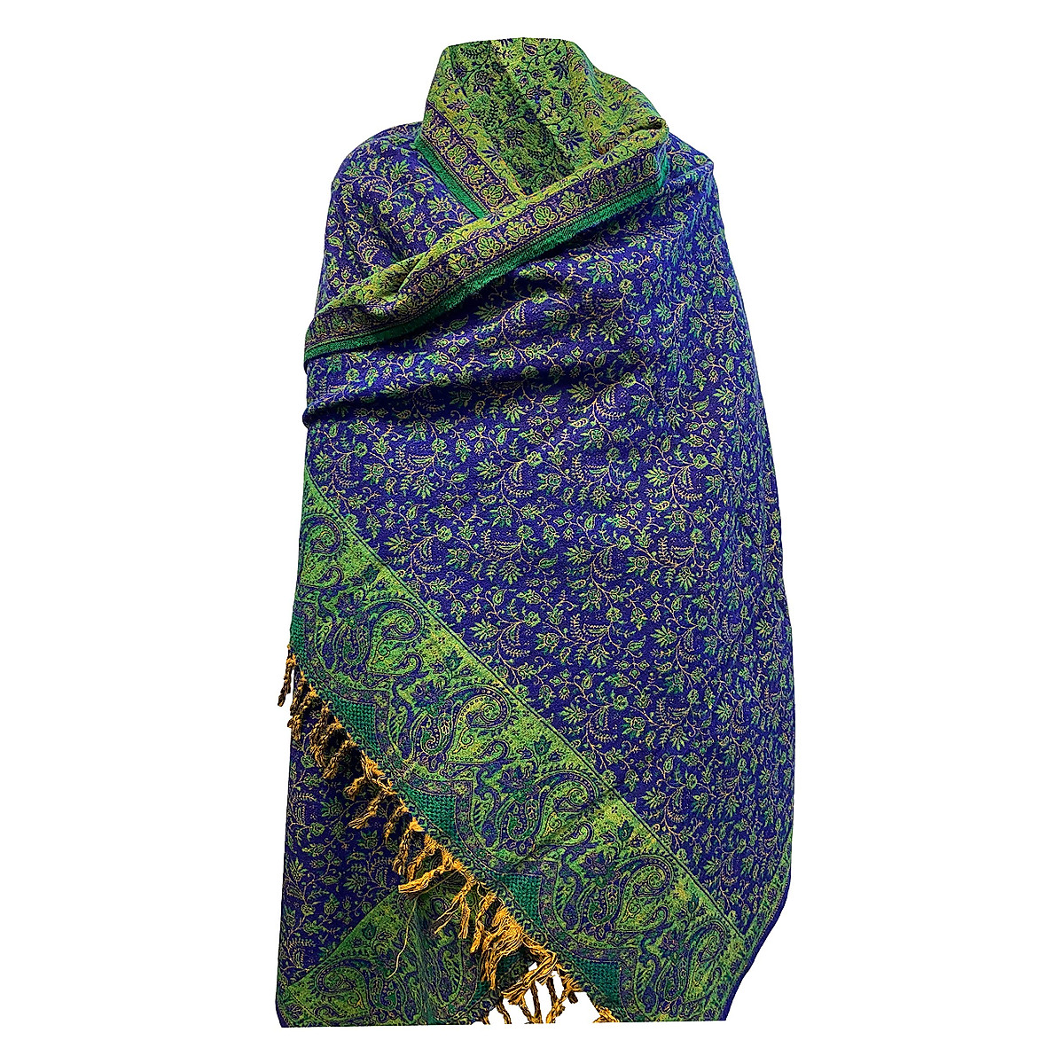 LUXURY BLUE GREEN FLORAL HANDMADE BLACK BEIGE FASHION Scarf Yak Wool comfortable soft scarf Shawl Blanket stole unisex Travel Wrap Meditation Soft gift for her