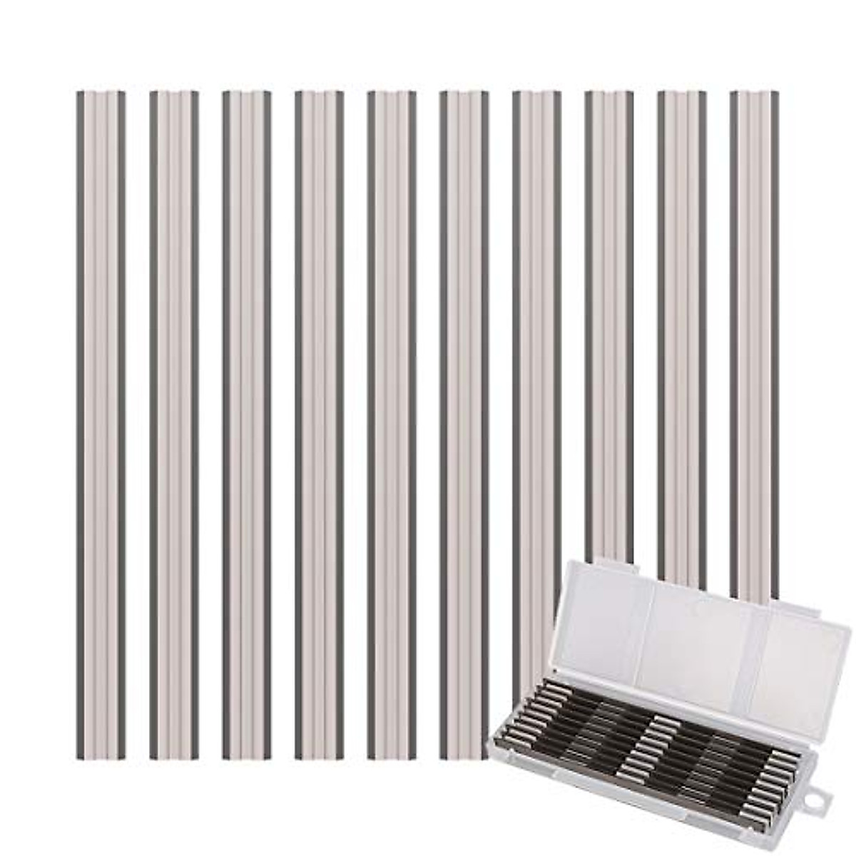 3-1/4 inch Carbide (TCT) Hand Planer Blades for Woodworking,Portable Double-Edged Reversible Power Planer Knives for Bosch DeWalt Black & Decker Makita Ryobi Wen Craftsman Porter Cable