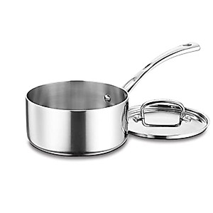 Cuisinart French Classic Tri-Ply Stainless 2-Quart Saucepot with Cover