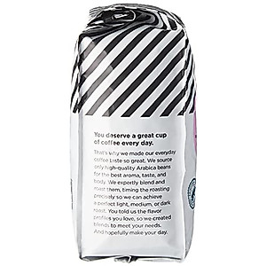 AmazonFresh Donut Cafe Whole Bean Coffee, Medium Roast, 12 Ounce