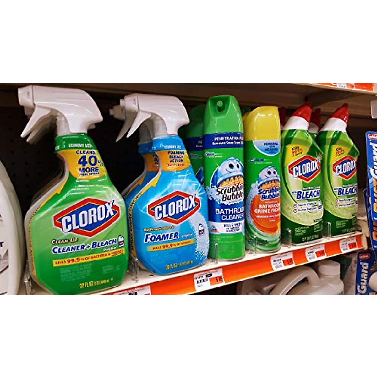 Adjustable Gondola Shelf Dividers - Retracting Item Organizer for Shelves 14" to 22" D - 50 Pack