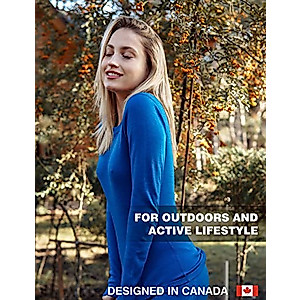 Merino.tech Merino Wool Base Layer Women 100% Merino Wool Midweight Long Sleeve Thermal Shirts + Wool Socks (Medium, Black 250)