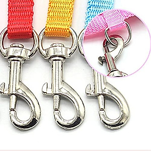 Rabbit Leash, Soft Harness Belt, All Body Adjustable Bunny Leads, Rabbit Harness Leash, Small Pet Traction Leads for Running(Pink)