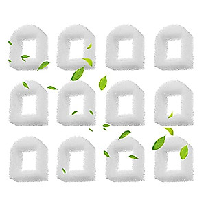 12 Pack Cat Water Fountain Foam Filters, Compatible with Multiple Pet Fountain Dispenser Sponge Filters