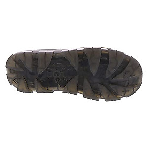 UGG Women's JELLA Clear Slide Sandal, Black, 7