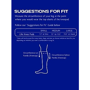 Mizuno LR6 Volleyball Kneepad, Black, Medium