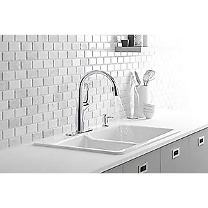 Kohler K-R72511-SD-CP Mazz Kitchen Sink Faucet, Polished Chrome